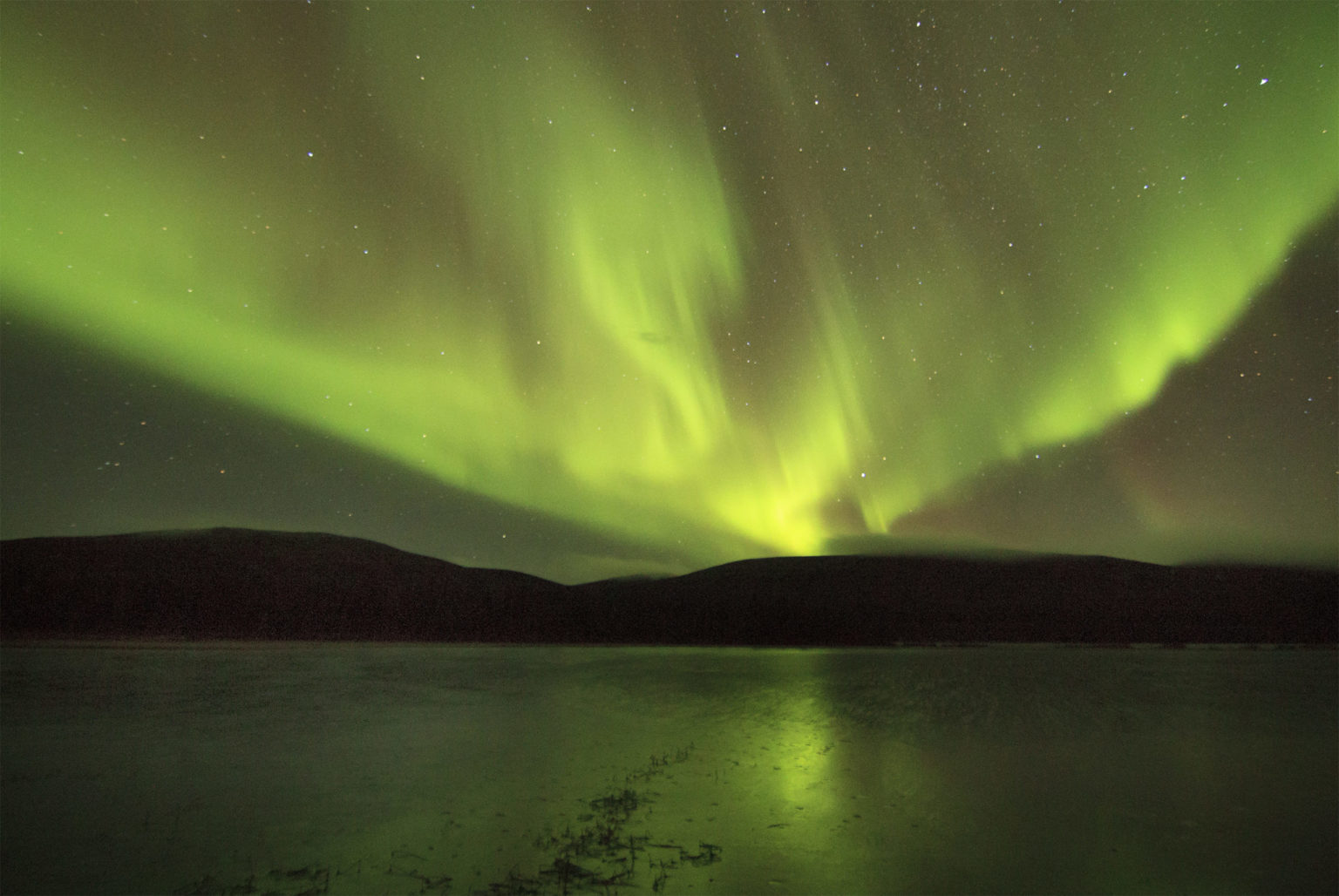 Revontulet Lapissa - Double Aurora Borealis in Finland (Northern lights ...